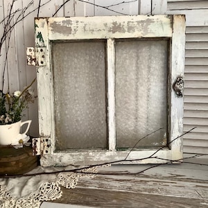 antique white window frame