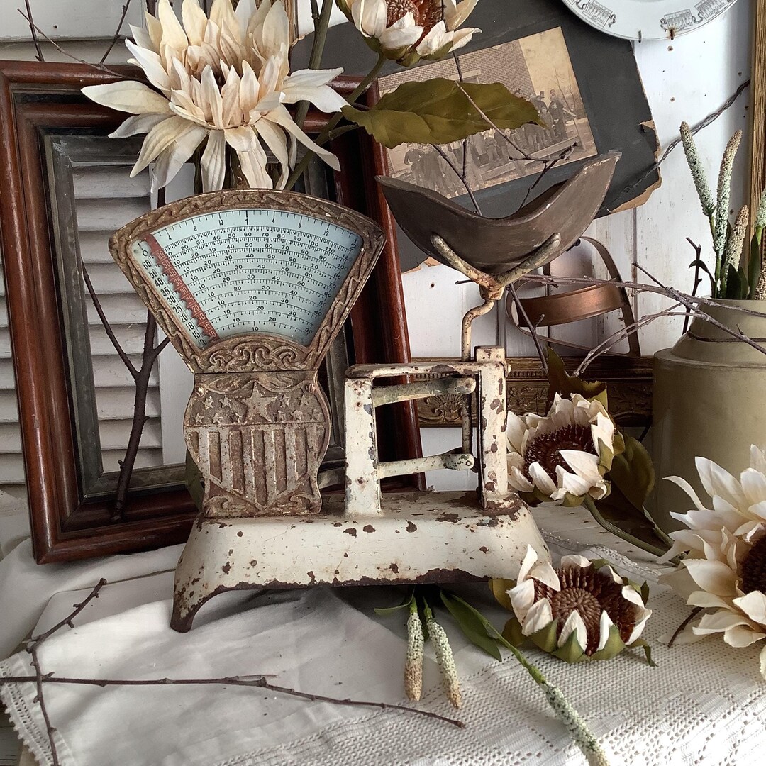 Antique 1930s National Store Specialty Co. Countertop Candy Store Scale ...