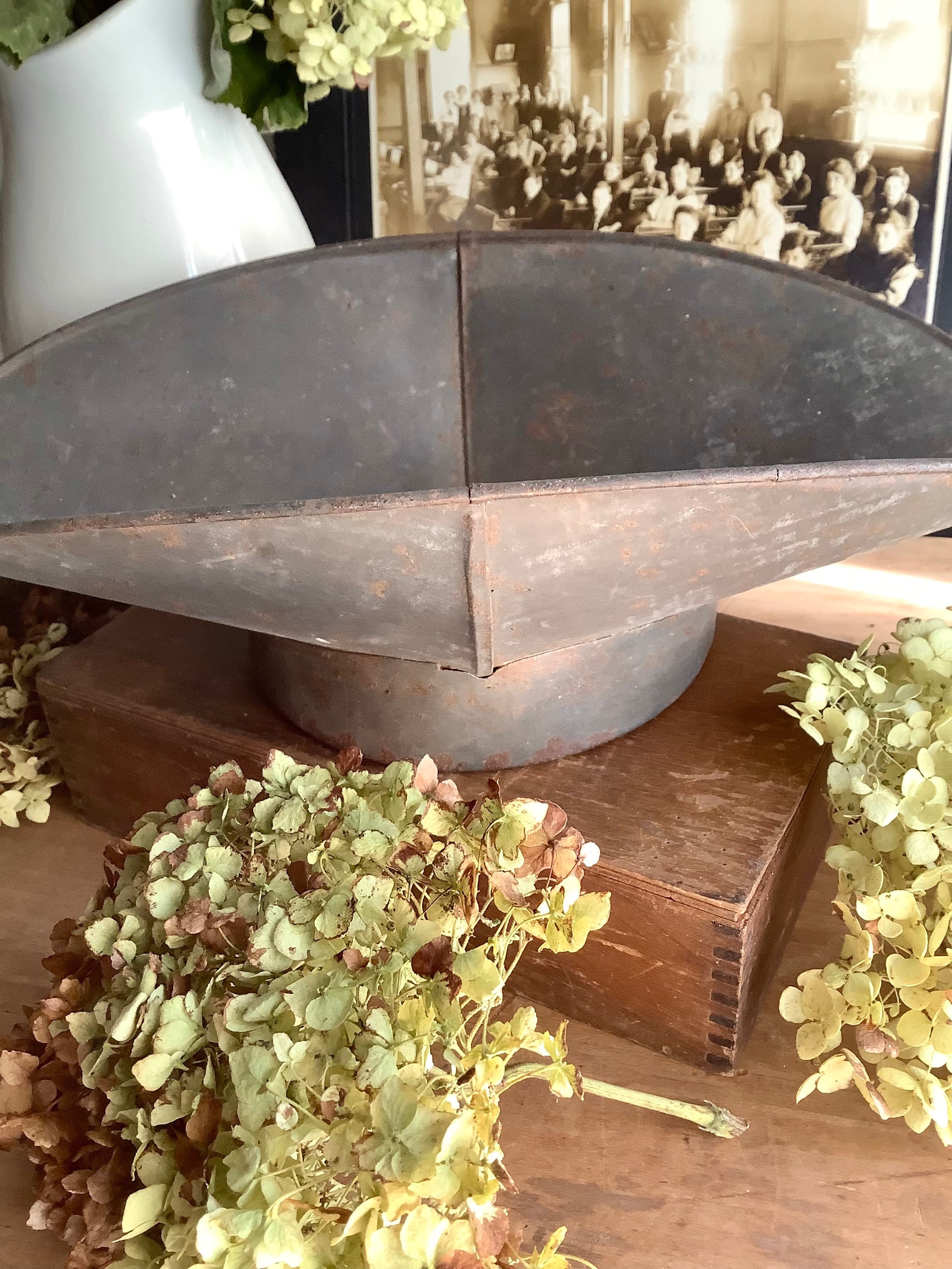 Antique Metal Scale Pan Candy Tray General Store Rustic French - Etsy