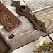 Antique Hardware Door Plate Chippy Rustic Decorative Architectural ...