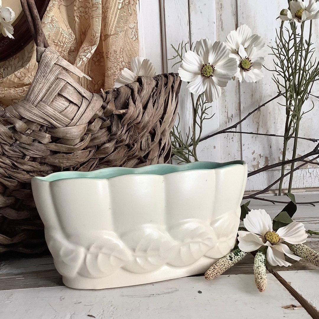 Vintage Red Wing Art Pottery Planter Pot B 1402 Garden Potting Shed ...