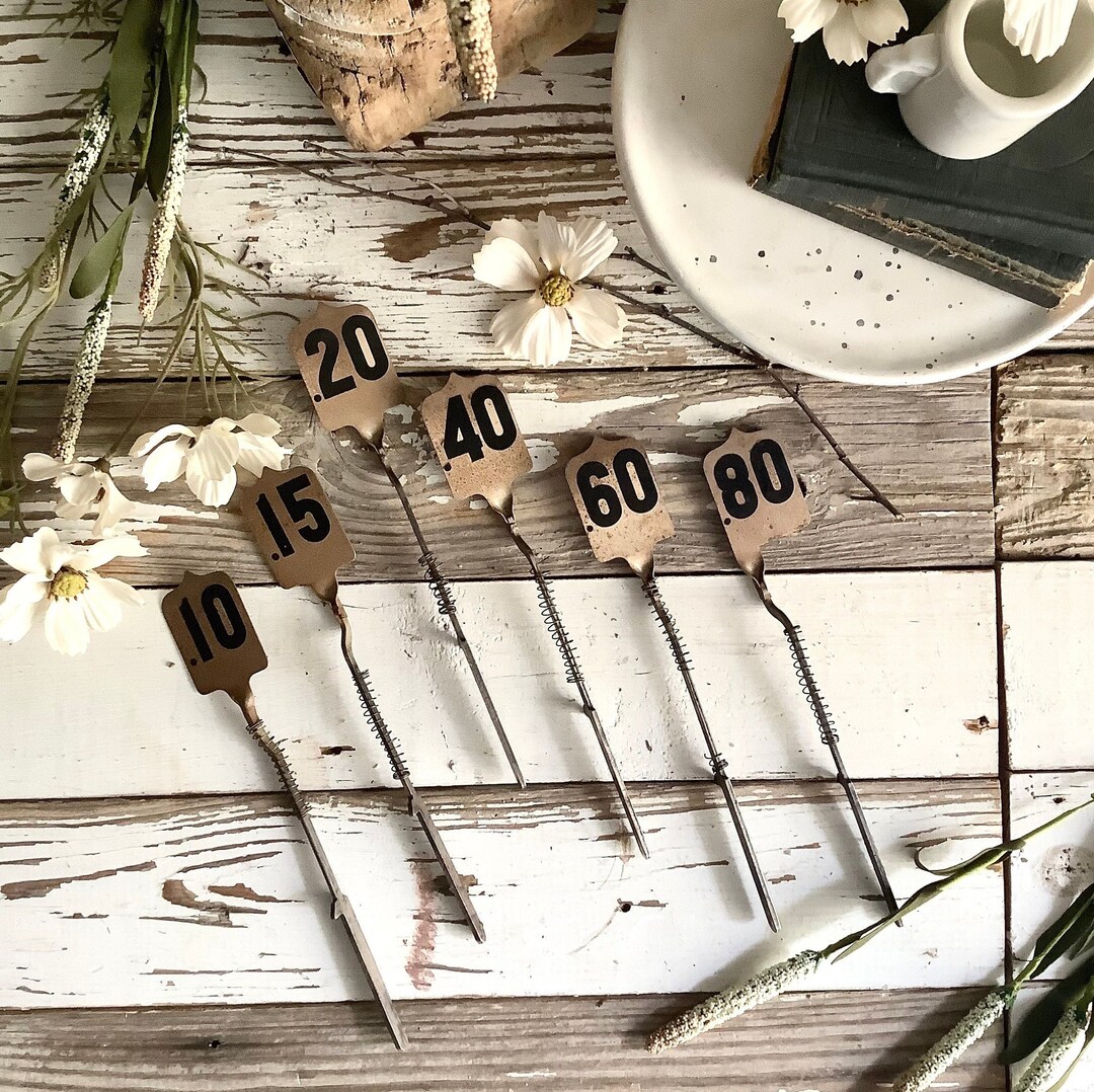 Antique Cash Register Flags Price Flags Vintage Numbers Salvage French ...