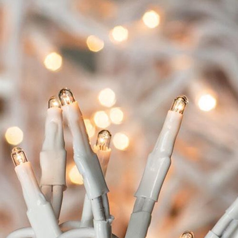 Teeny Twinkle String Lights: 140 Count, 26 Ft Brown Wire - Etsy