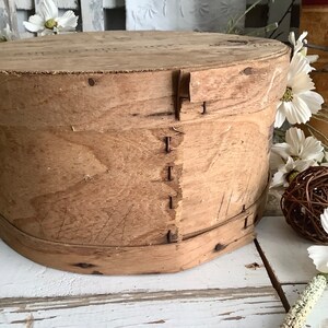 Antique 12 Bentwood Cheese Box superior Cheese Riser Display French ...