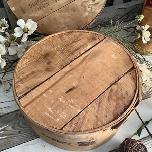 Antique 12 Bentwood Cheese Box superior Cheese Riser Display French ...