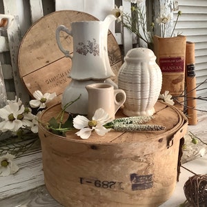 Antique 12 Bentwood Cheese Box superior Cheese Riser Display French ...