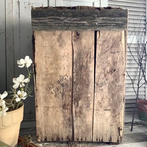 Antique Green Wood Divided Crate Cubbies Primitive Rustic Sorter ...