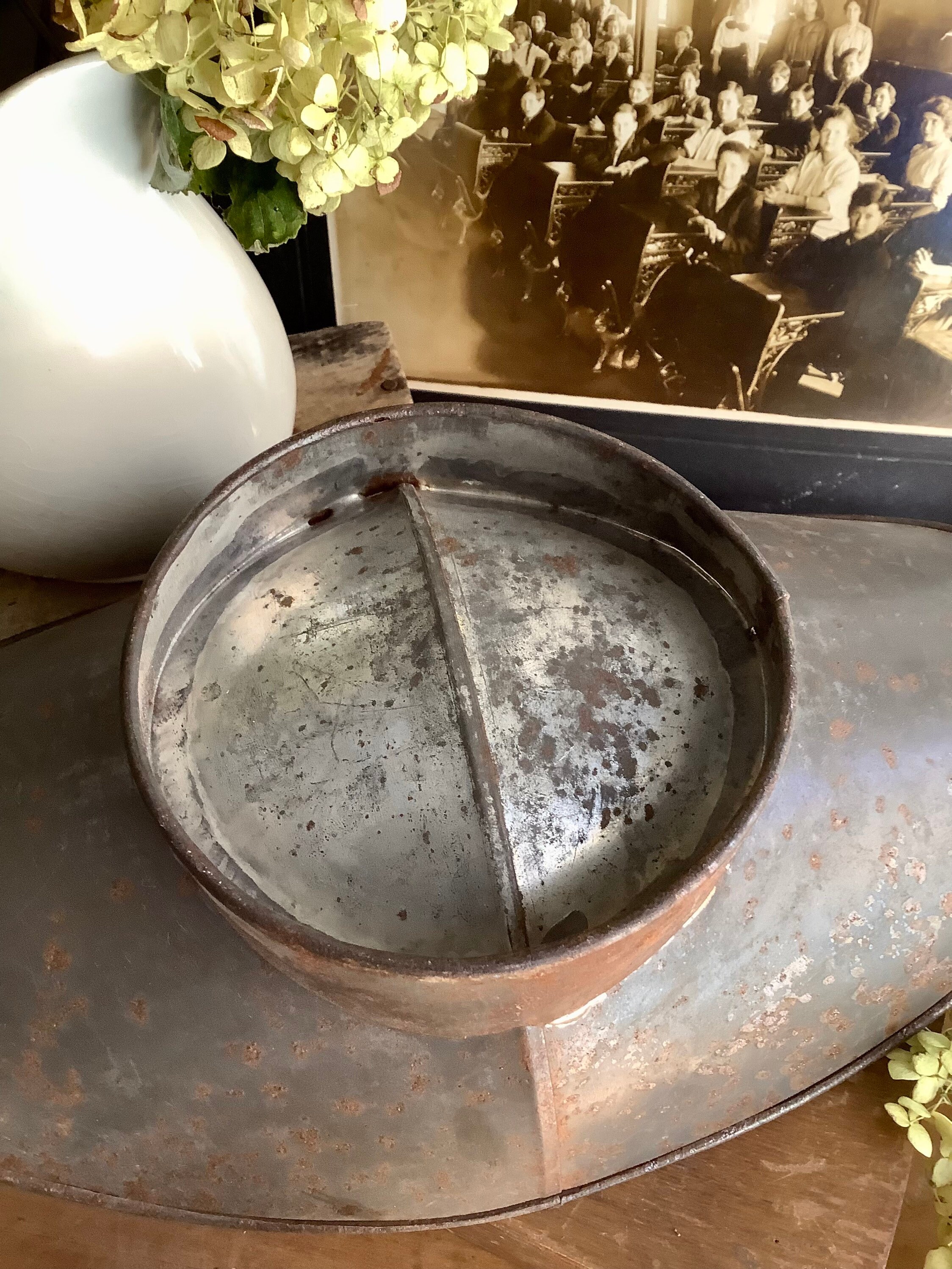 Antique Metal Scale Pan Candy Tray General Store Rustic French - Etsy