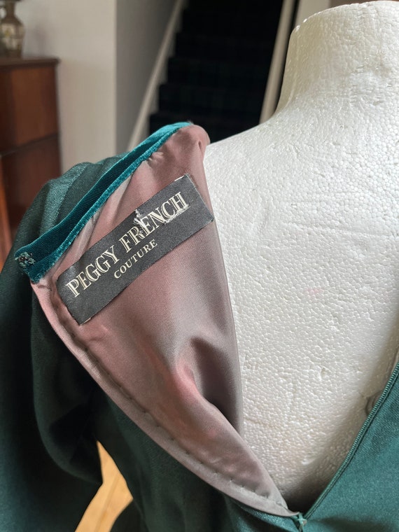 VINTAGE Peggy French Couture dress. 1970s cocktail dr… - Gem