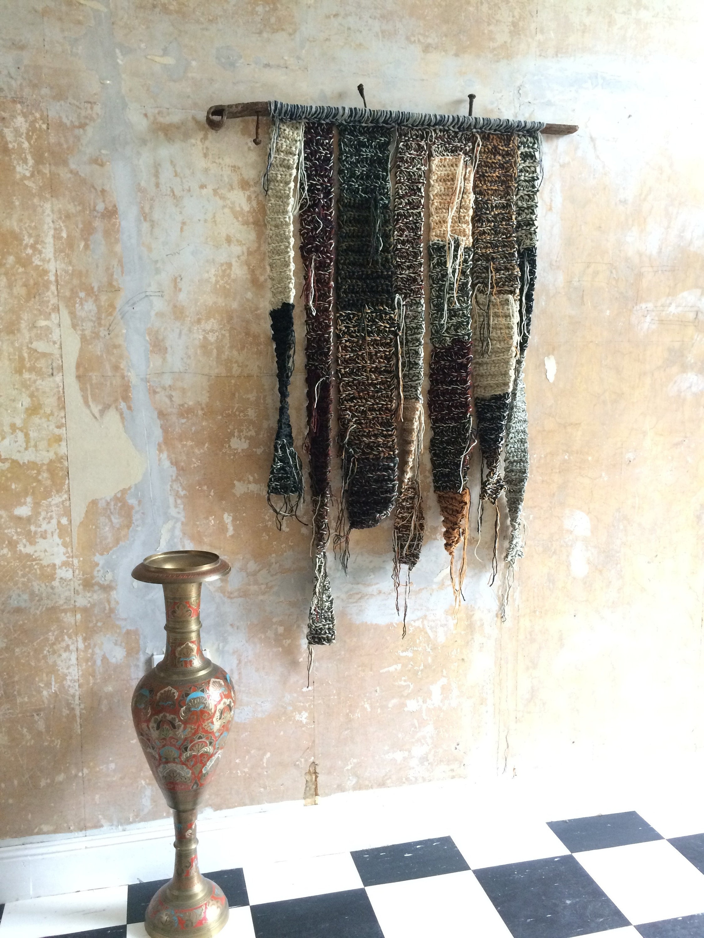 Wool Textile Sculpture for Creative Walls. Wall Hanging, Textile Art ...