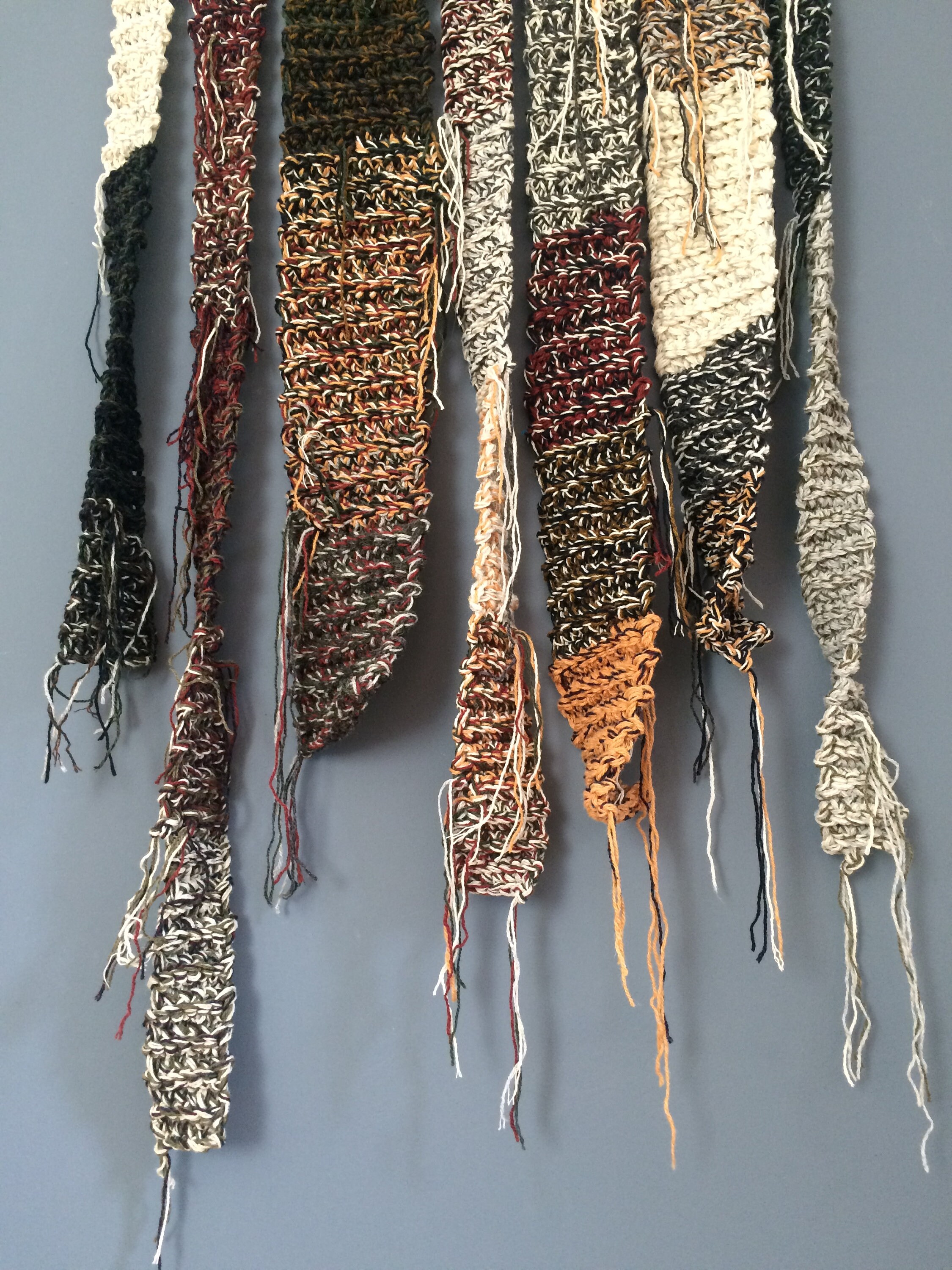 Wool Textile Sculpture for Creative Walls. Wall Hanging, Textile Art ...