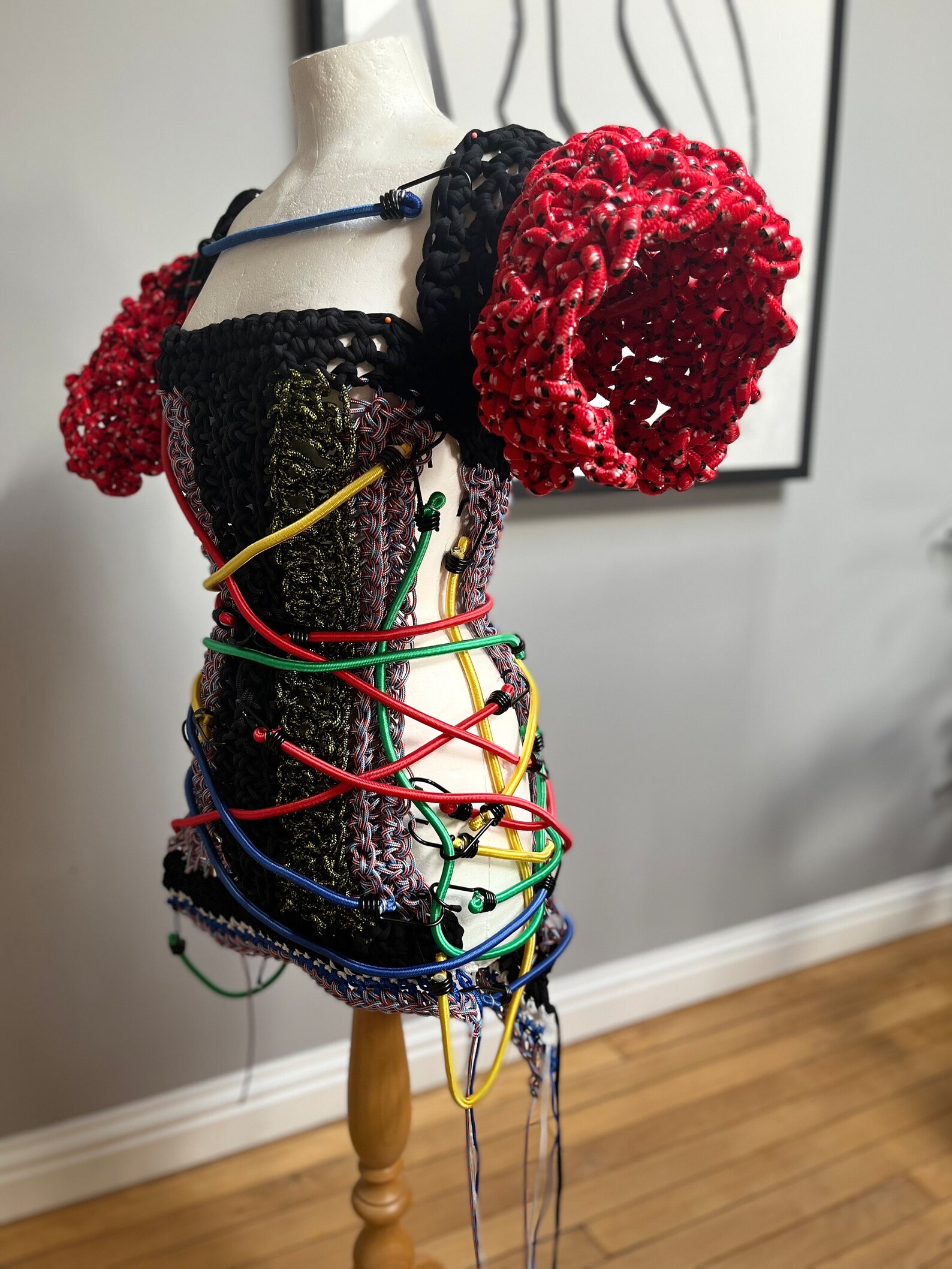 The Bunji Dress. Crocheted From Bunji Rope. Custom Orders. as - Etsy