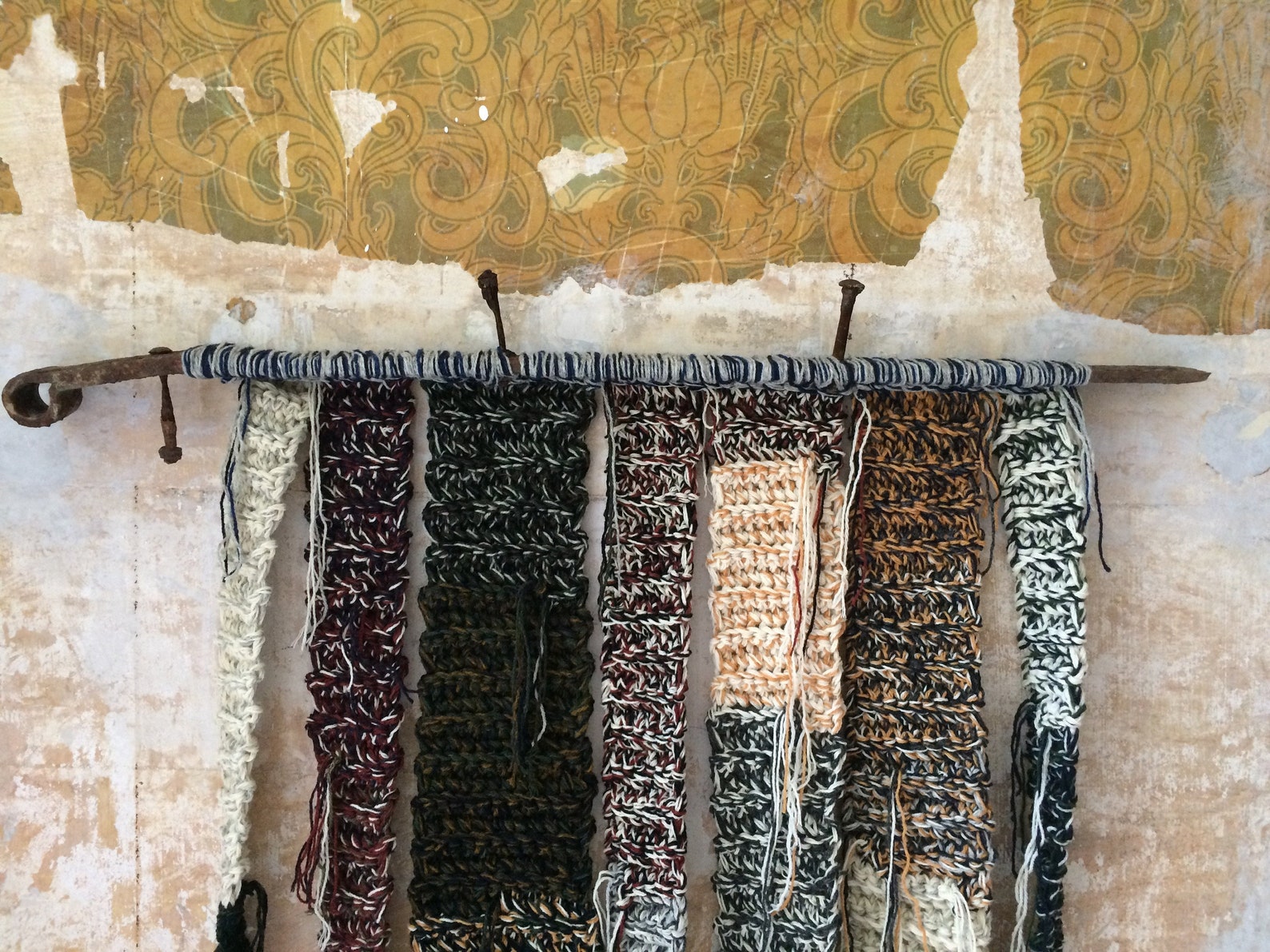 Wool Textile Sculpture for Creative Walls. Wall Hanging, Textile Art ...