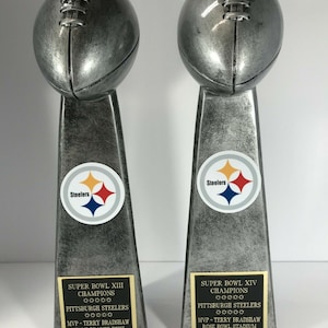 Pittsburgh Steelers 6X Super Bowl Champions Lombardi Style Trophy 13 ...