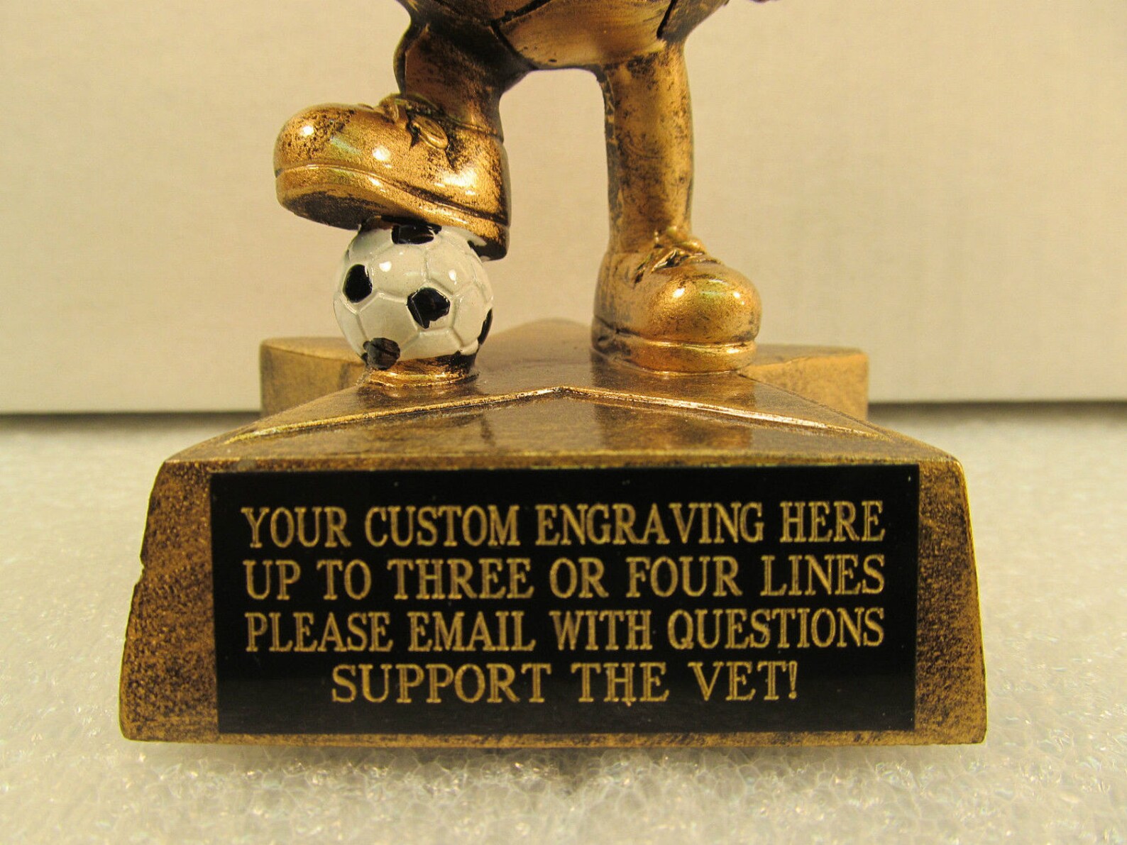 Soccer Youth Soccer Award Trophy Free Custom Engraving - Etsy