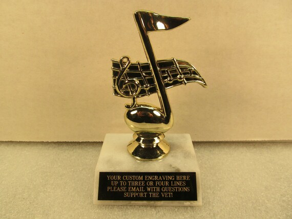 Music Musician Talent Show Singer Karaoke Award Trophy Free | Etsy