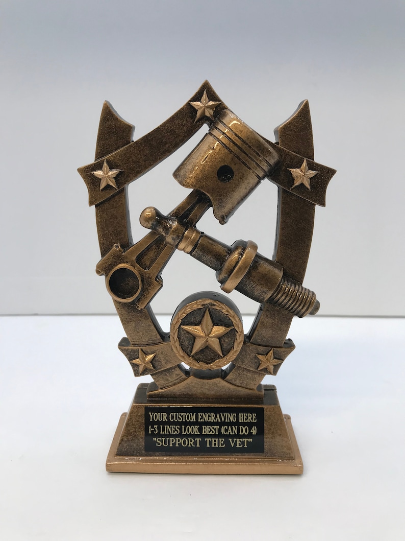 Car Mechanic Automotive Husband Uncle Award Trophy 7 - Etsy