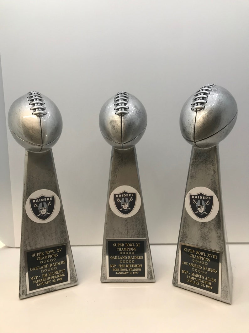 Raiders Super Bowl XI, XV, Xviii Champions Fred Biletnikoff Jim ...