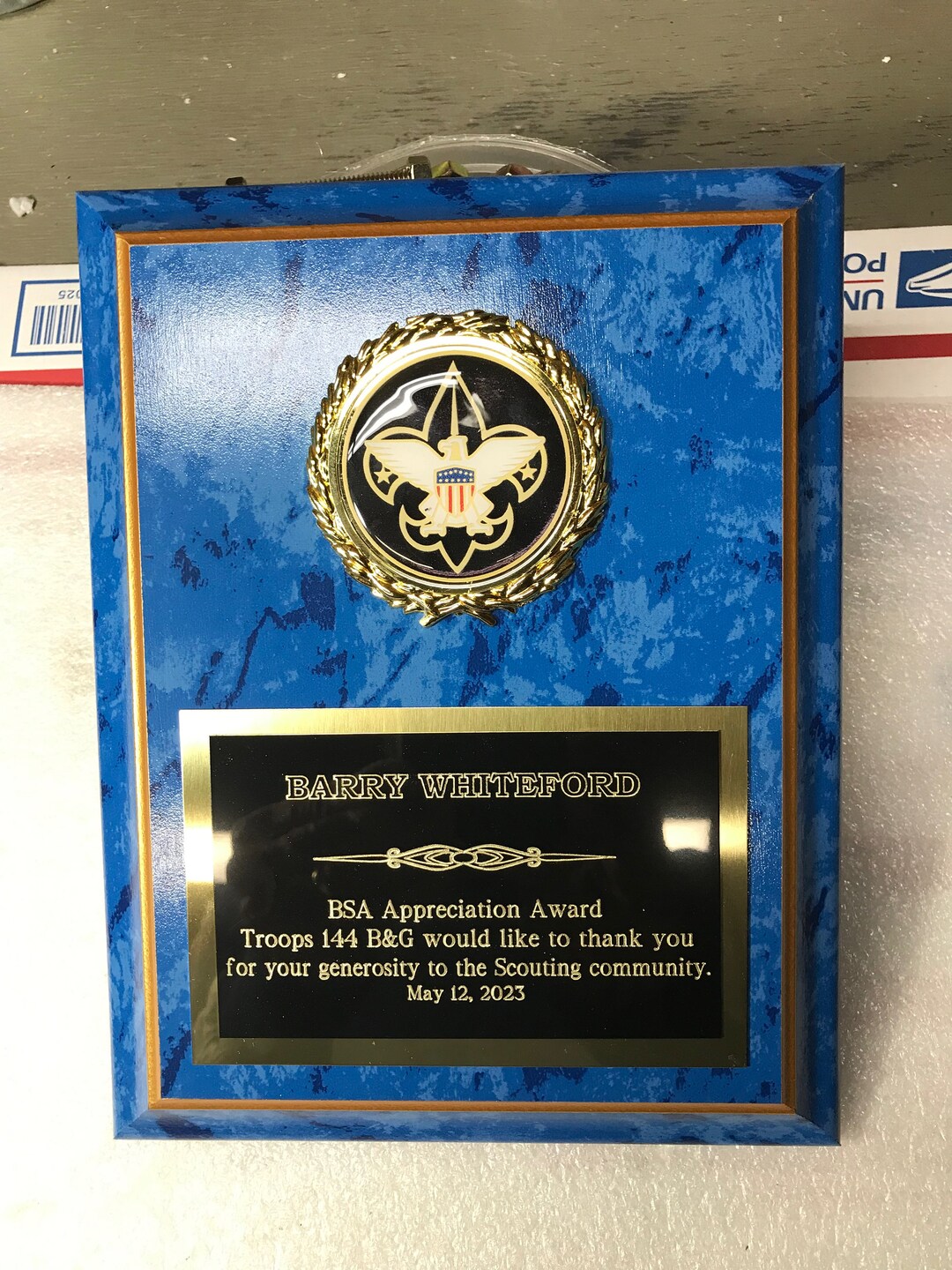 Boy Scout Cub Scout Girl Scout Boy Scout Award Plaque 7x9 Free Custom ...