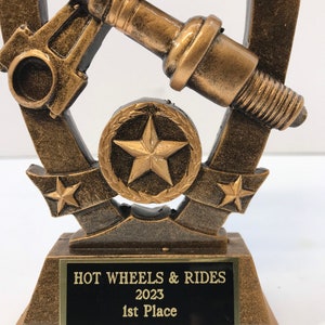 Car Mechanic Automotive Husband Uncle Award Trophy 7" Free Custom ...