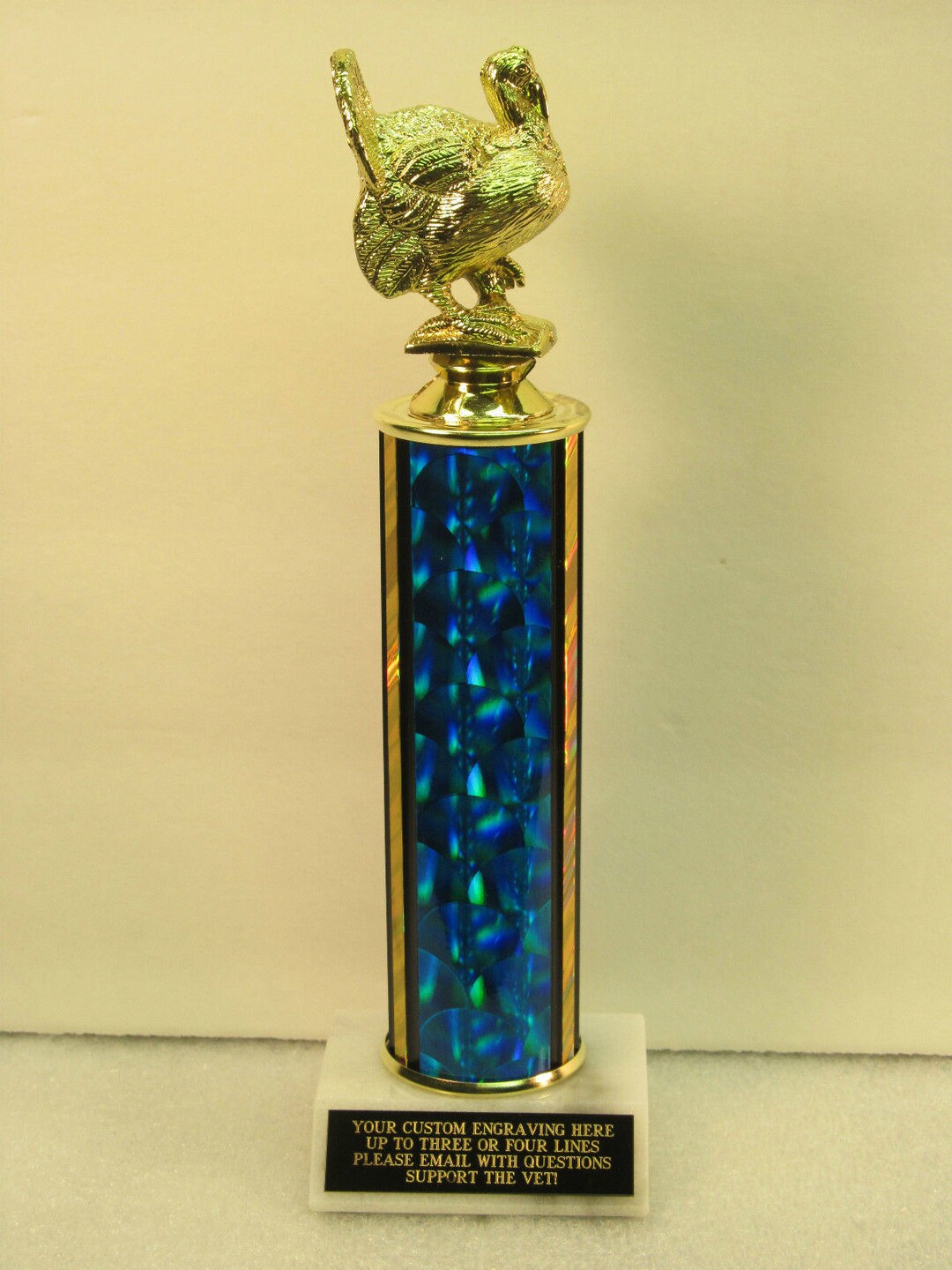 Turkey BBQ Cookout Thanksgiving Award Trophy 12" Free Custom Engraving ...