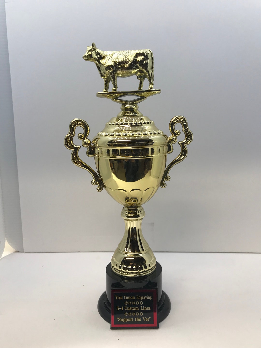 Cow Brisket Cook-off Trophy Award 15" Tall Free Custom Engraving Ships ...