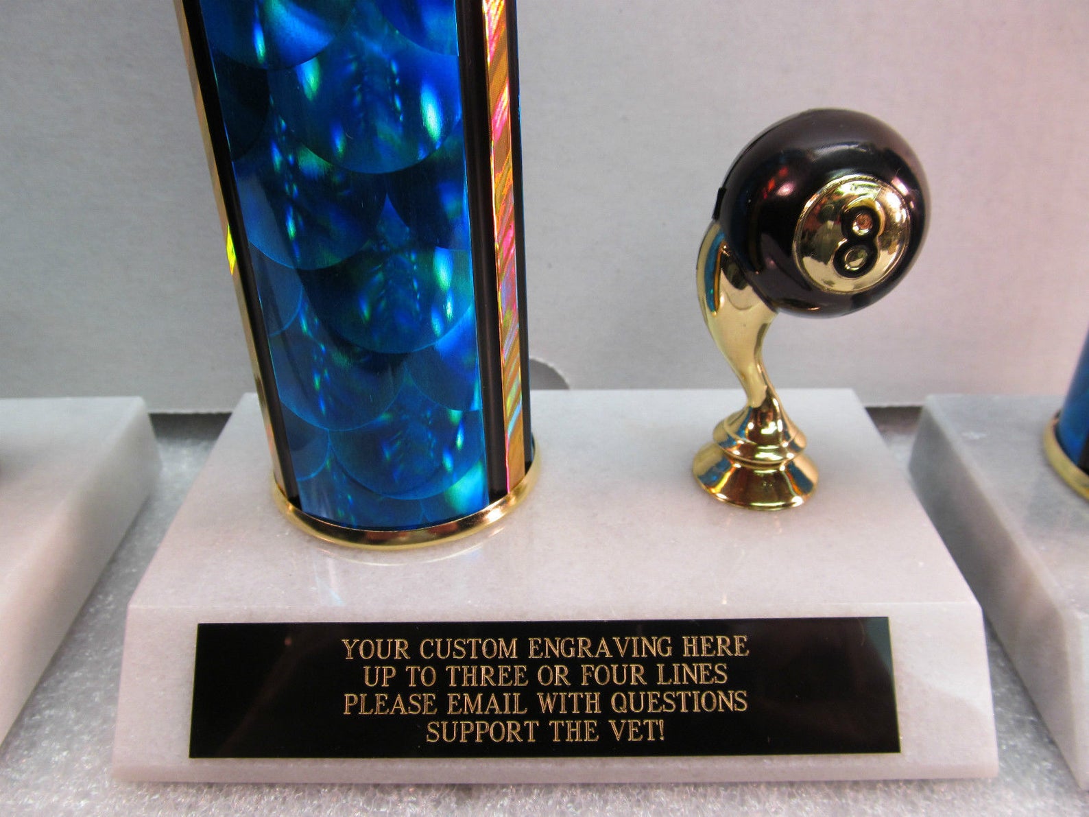 Pool Billiard Award Trophy 8 or 9 Ball Custom Free Engraving - Etsy