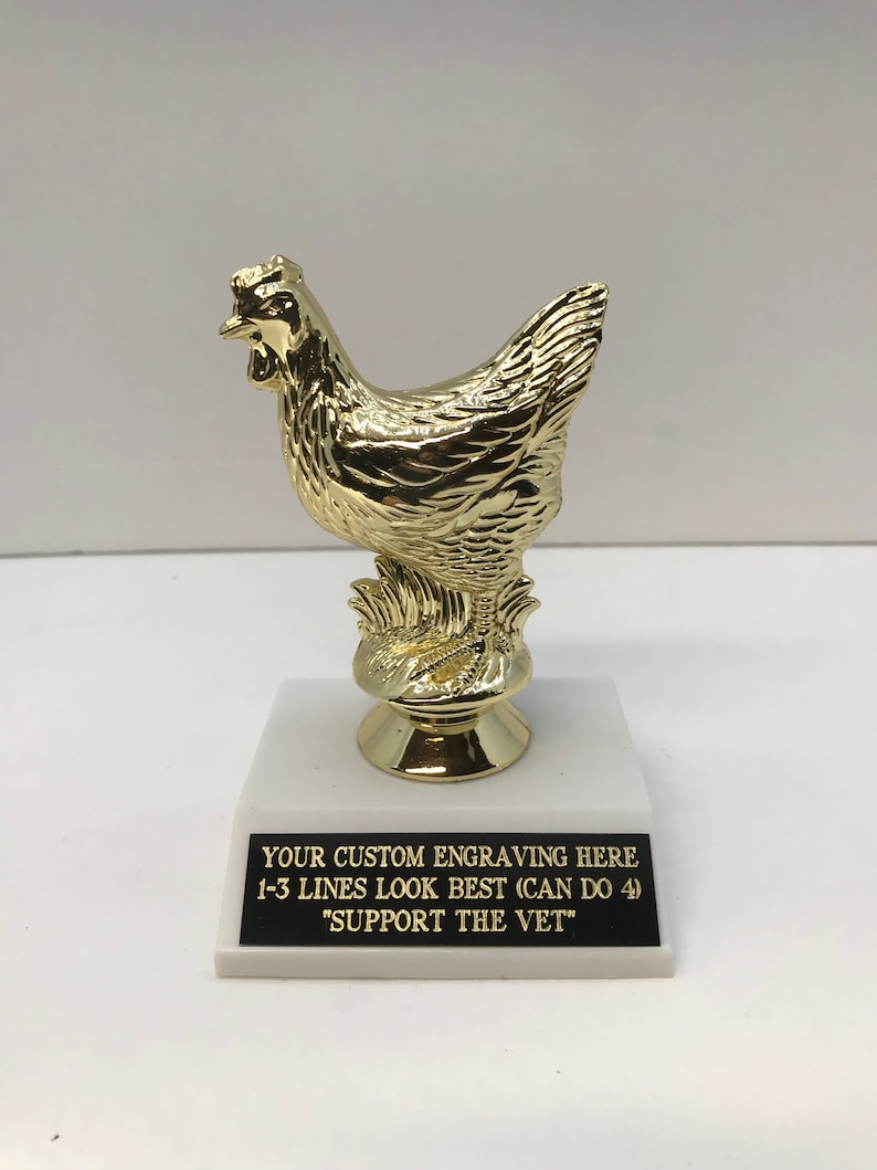 BBQ Chicken Wing Cook-off Award Trophy 6 Free Custom - Etsy