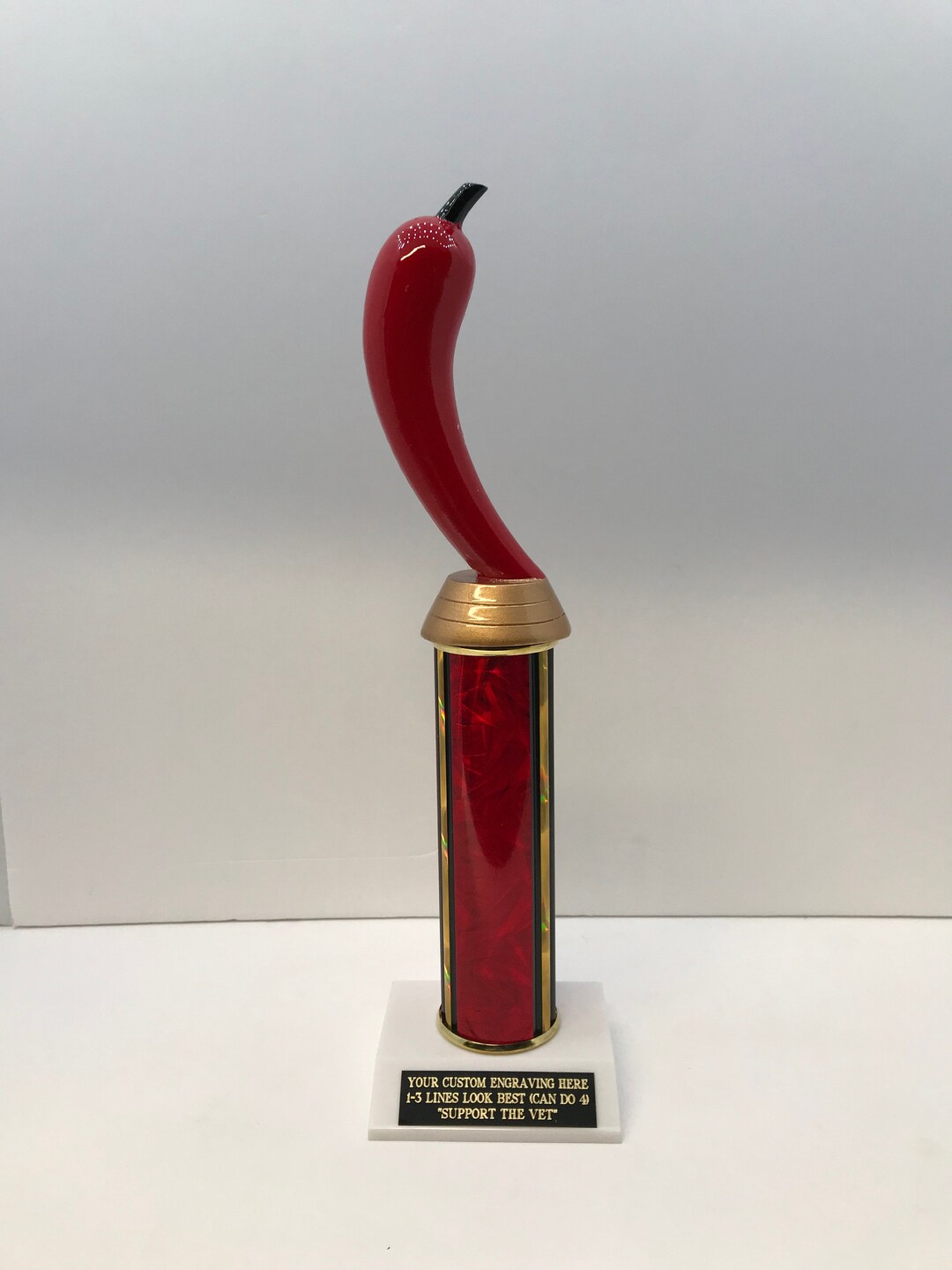 Chili Salsa Pepper BBQ Cook-off Award Trophy 13" Tall Free Custom ...
