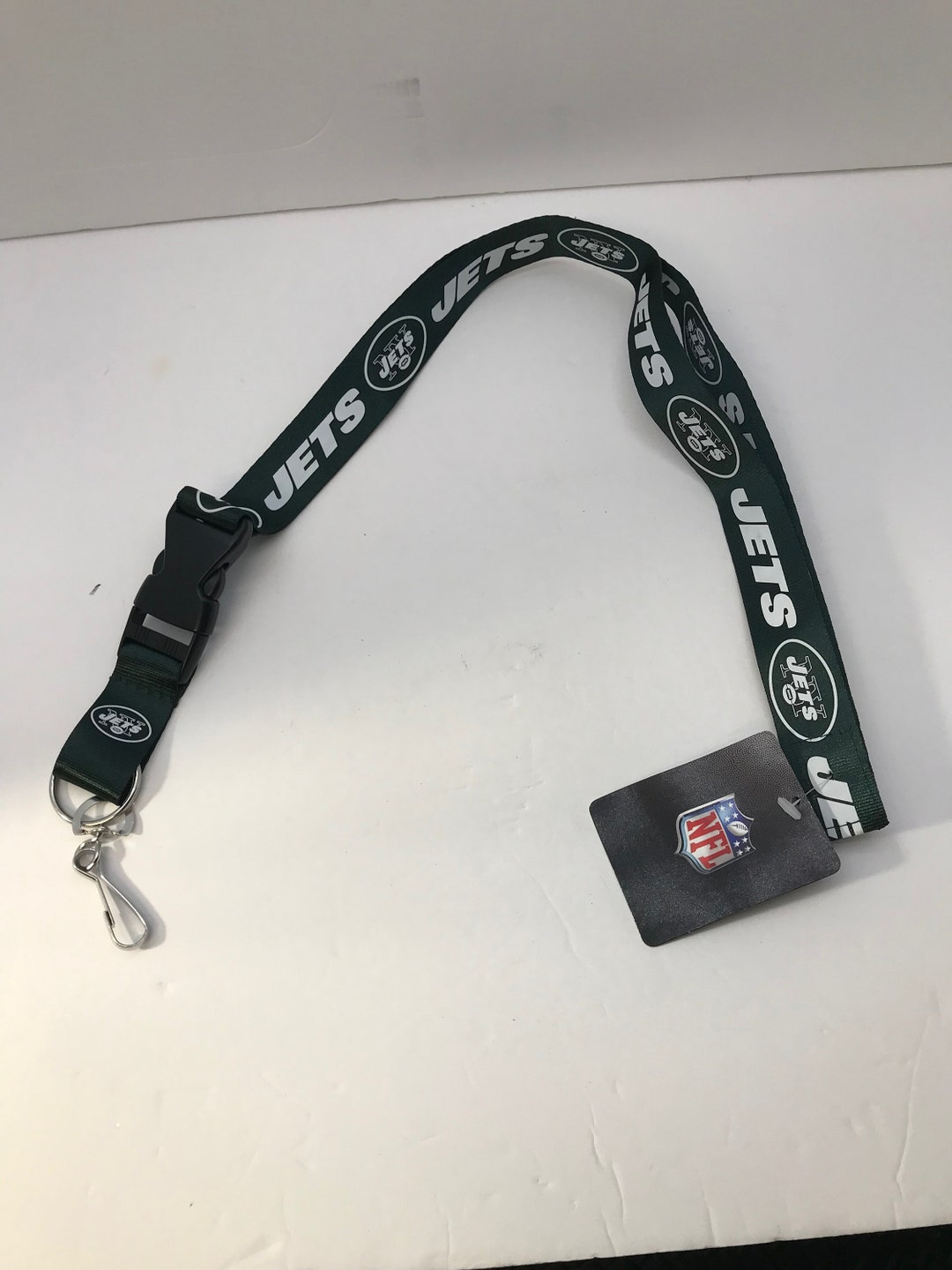 New York Jets Lanyard *licensed* Safety Breakaway Velcro Backing - Etsy