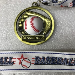 Youth Baseball Award Medal Die Cast Metal With 16 Baseball Ribbon ...