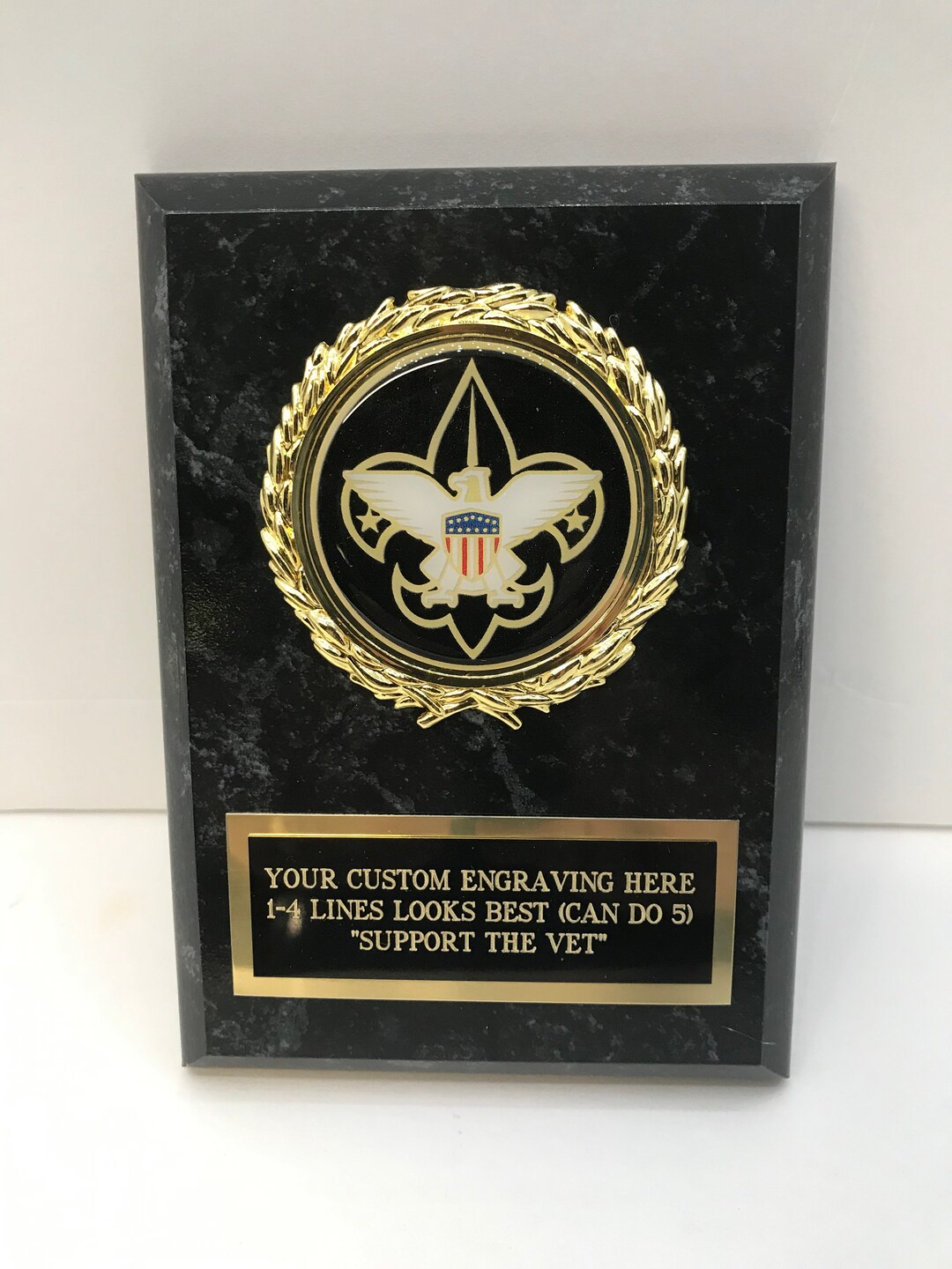 Boy Scout Award Plaque 6" Free Custom Engraving - Etsy