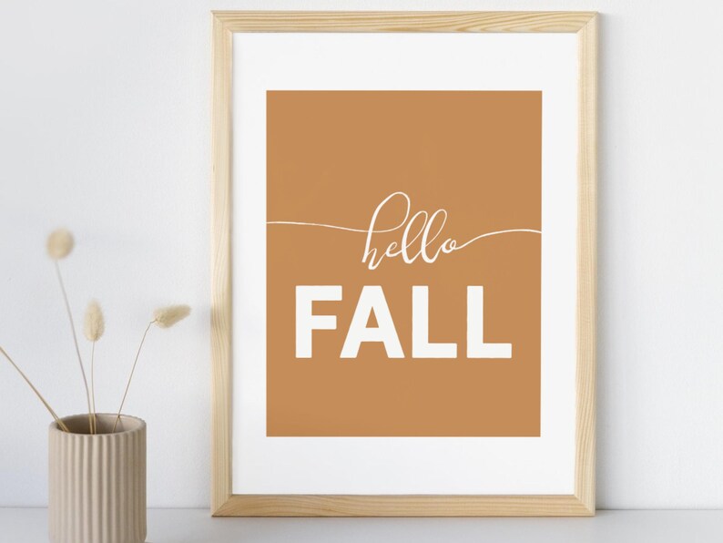 Printable 8x10 Fall Wall Art, Autumn Wall Art, Fall Printables, Fall ...