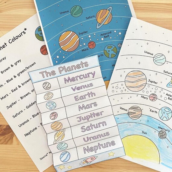 Solar System Mini Book Printable