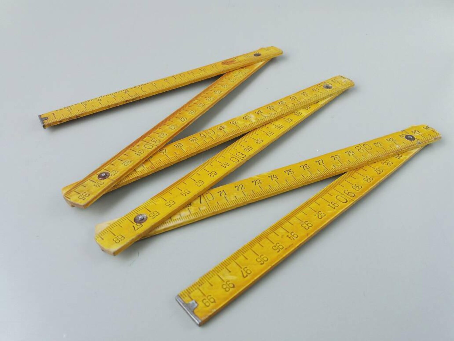Wooden Folding Ruler Vintage Pocket Ruler Industrial Measuring | Etsy