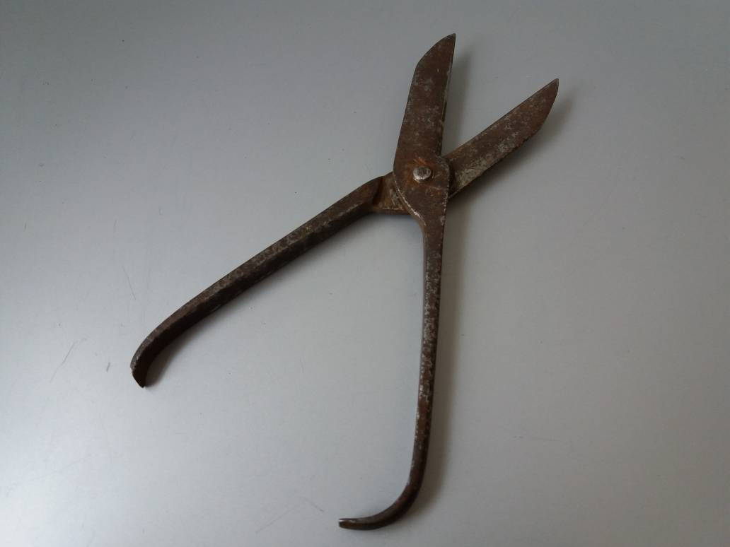 Soviet Scissors Rusty Scissors for Metal Vintage Scissors for | Etsy