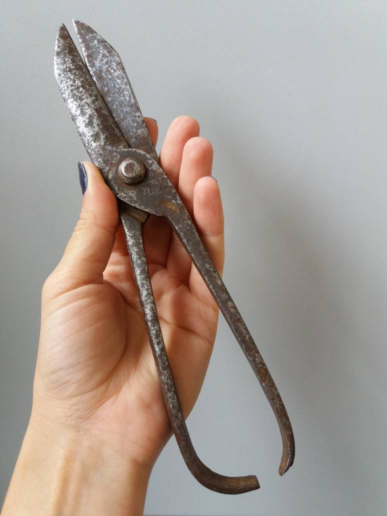 Soviet Scissors Rusty Scissors for Metal Vintage Scissors for | Etsy