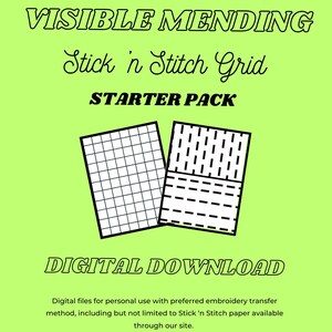 Digital Download Visible Mending Starter Pack - Etsy