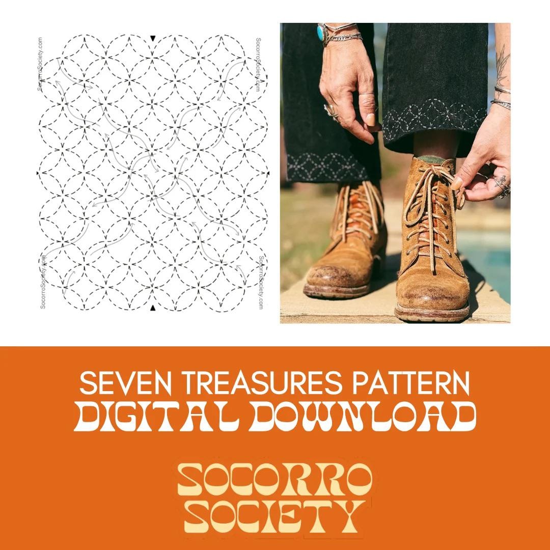 Seven Treasures Pattern Digital Download - Etsy