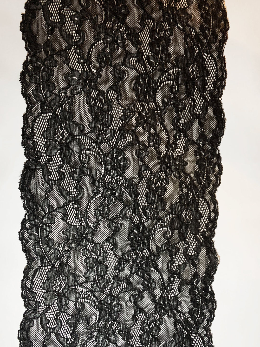 8 1/2 Wide Stretch Lace Galloon Double Edge Band - Etsy