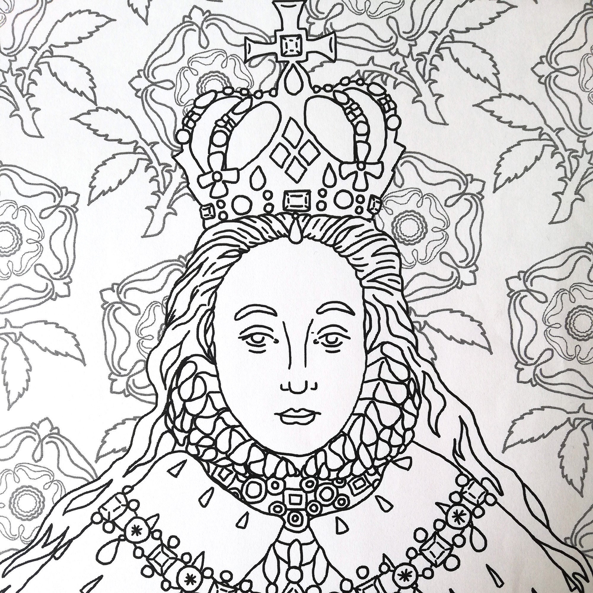 Queen Elizabeth Coloring Pages