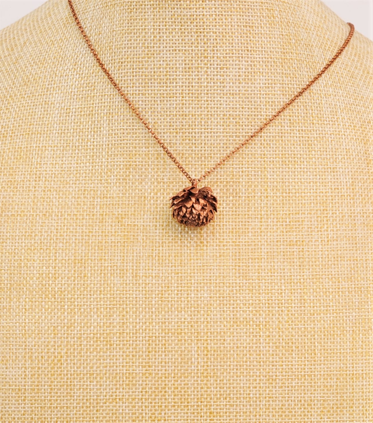 Electroformed Real Amaranth Flower Necklace J40 Handmade | Etsy