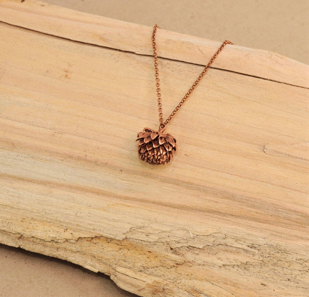 Electroformed Real Amaranth Flower Necklace, Electroformed -J40 ...