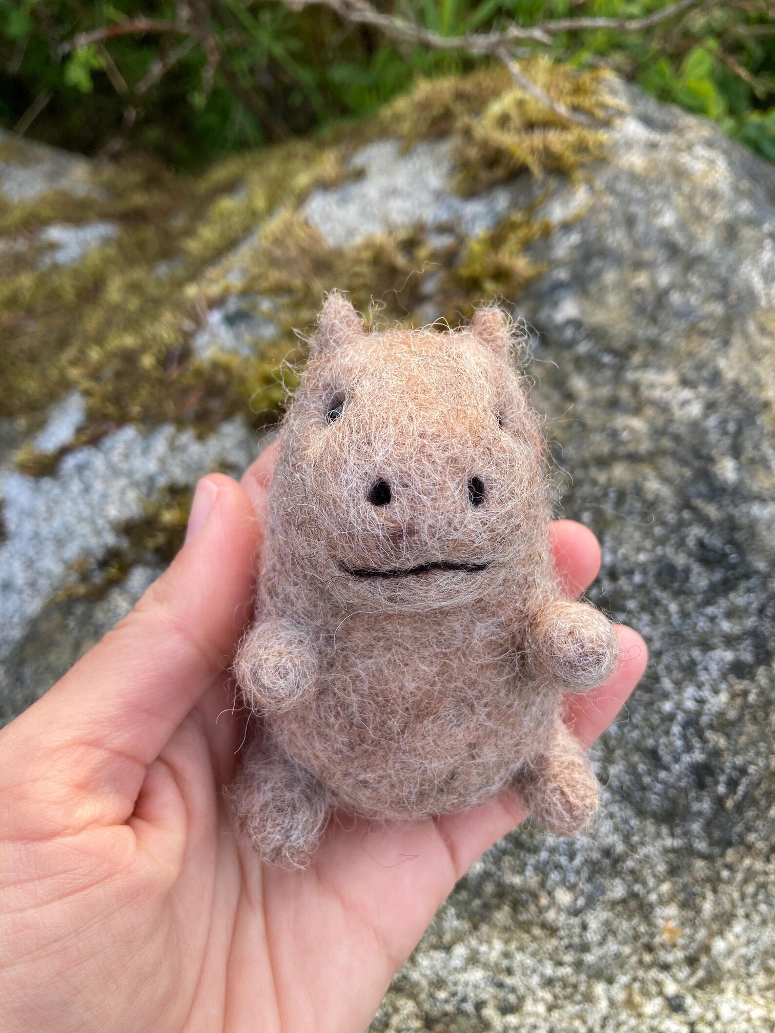 Needle Felted Capybara, Fiber Art Animal About 3 Inches Tall - Etsy