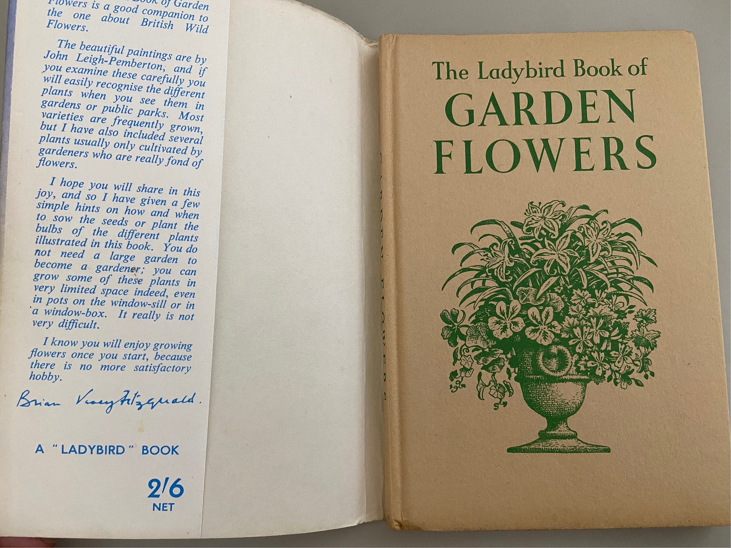 Ladybird Book of Garden Flowers Series 536 - Etsy