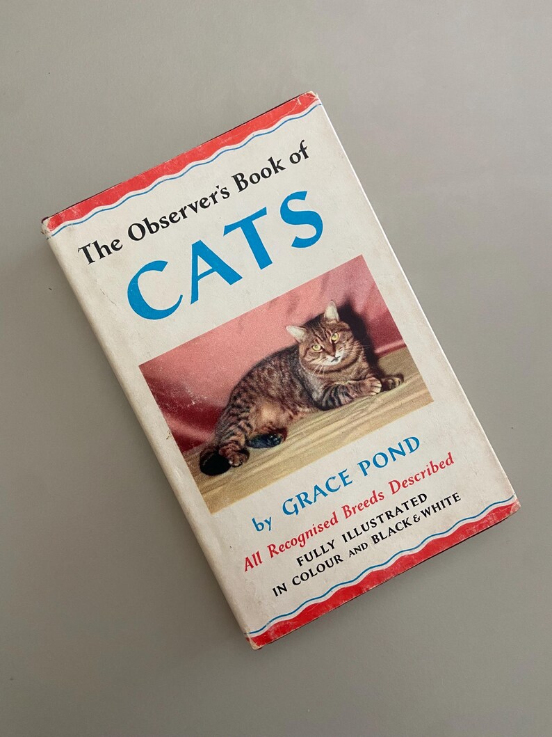 The Observer’s Book of Cats – Revised Edition 1968 - Etsy