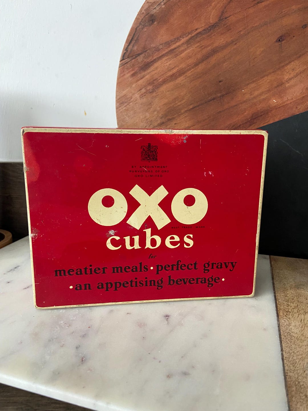 Vintage OXO Cubes Tin - Etsy