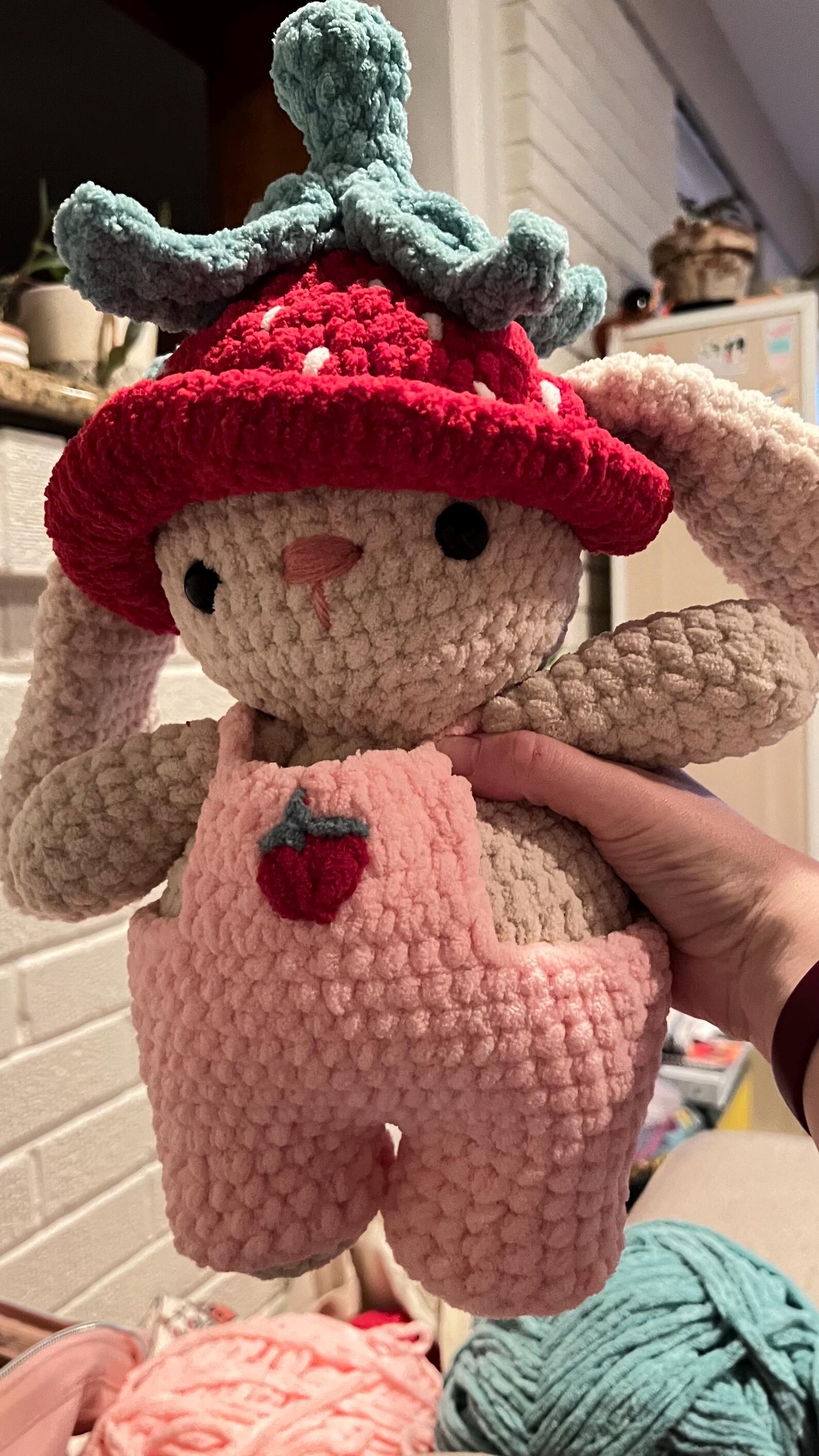 Strawberry Bunny - Etsy