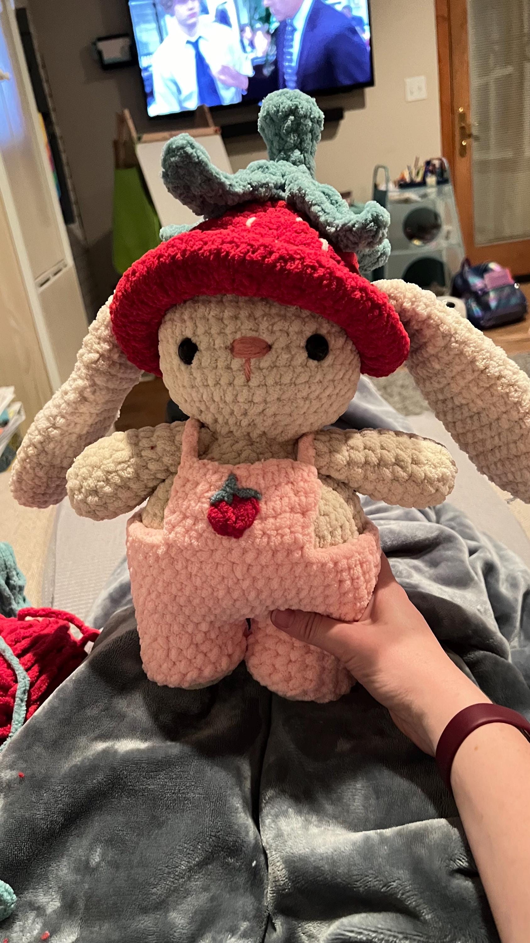 Strawberry Bunny - Etsy
