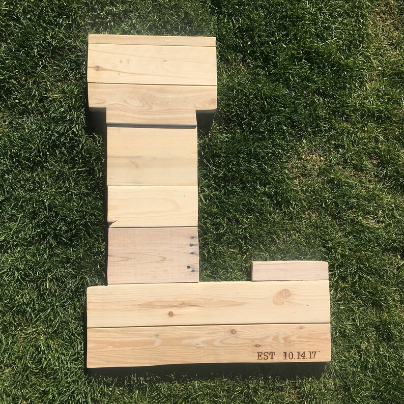 Reclaimed Wood Letter Cutouts - Etsy